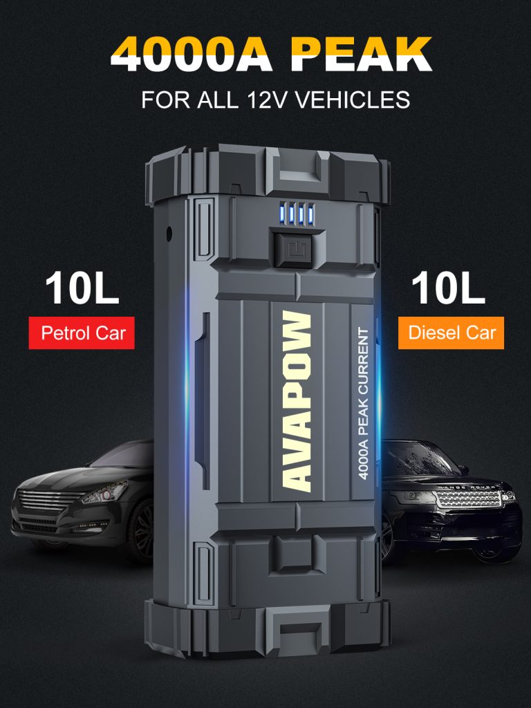 AVAPOW A58 Car Battery Jump Starter - AVAPOW